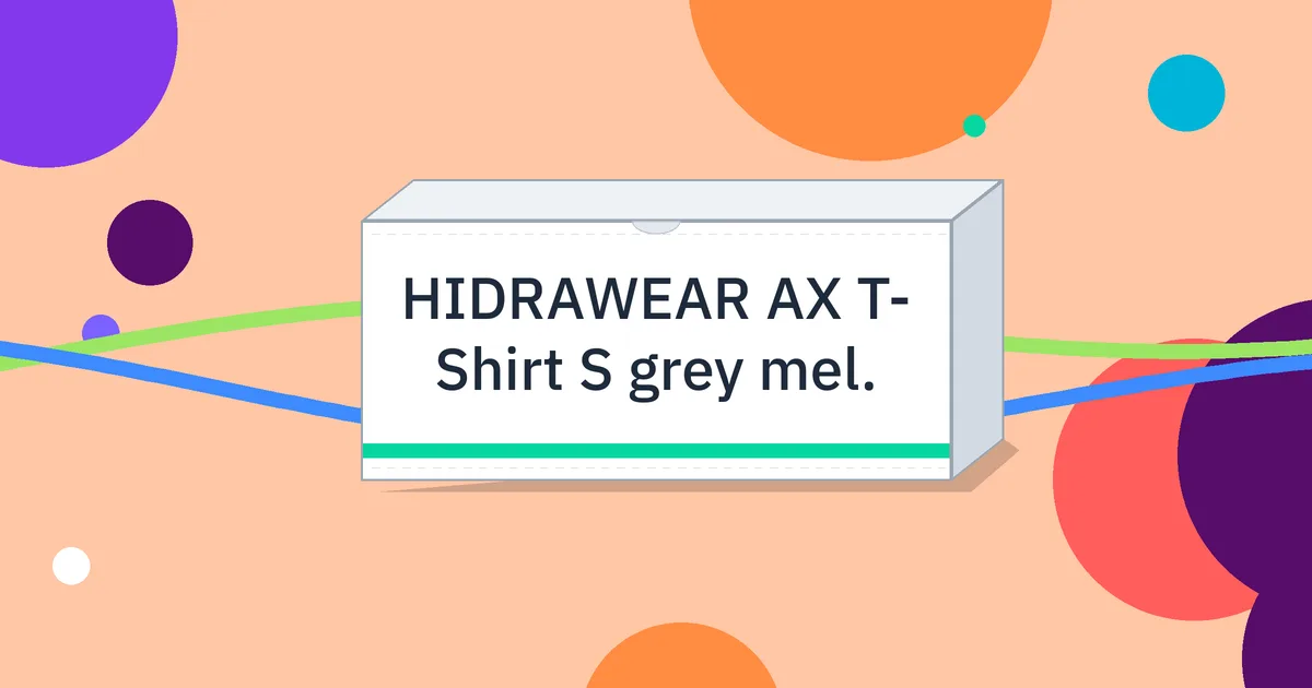 Symbolbild: Packung mit der Aufschrift HIDRAWEAR AX T-Shirt S grey mel. (PZN 17419134) – Verfügbarkeit und Bezug in Apotheken in Frankfurt am Main