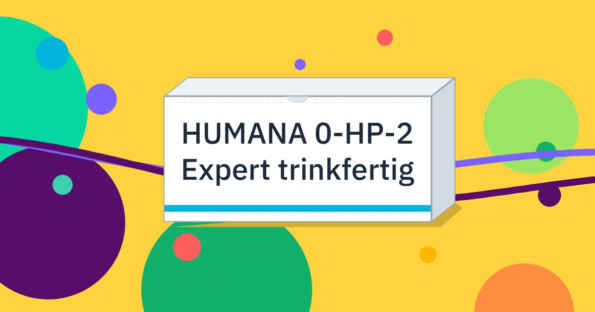 Symbolbild: Packung mit der Aufschrift HUMANA 0-HP-2 Expert trinkfertig (PZN 20222435) – Verfügbarkeit und Bezug in Apotheken in Frankfurt am Main