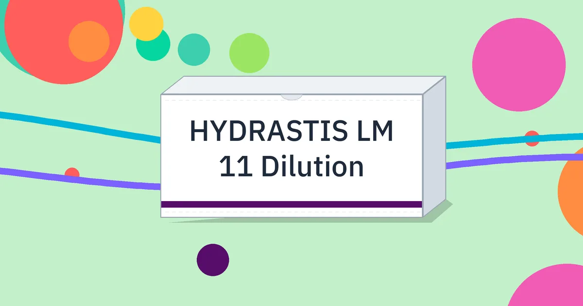 Symbolbild: Packung mit der Aufschrift HYDRASTIS LM 11 Dilution (PZN 12890128) – Verfügbarkeit und Bezug in Apotheken in Frankfurt am Main
