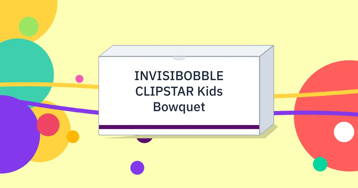 Symbolbild: Packung mit der Aufschrift INVISIBOBBLE CLIPSTAR Kids Bowquet (PZN 20384014) – Verfügbarkeit und Bezug in Apotheken in Frankfurt am Main