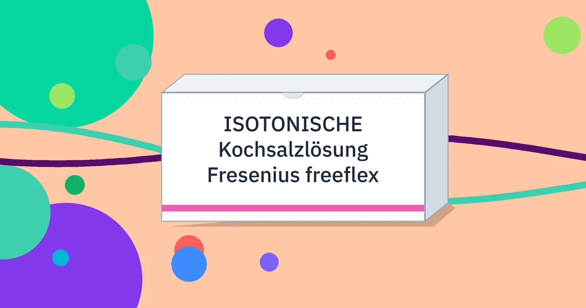Symbolbild: Packung mit der Aufschrift ISOTONISCHE Kochsalzlösung Fresenius freeflex (PZN 00412205) – Verfügbarkeit und Bezug in Apotheken in Frankfurt am Main