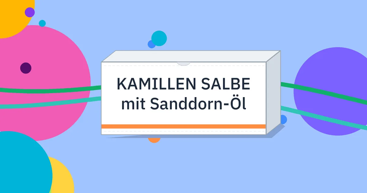 Symbolbild: Packung mit der Aufschrift KAMILLEN SALBE mit Sanddorn-Öl (PZN 16334648) – Verfügbarkeit und Bezug in Apotheken in Frankfurt am Main