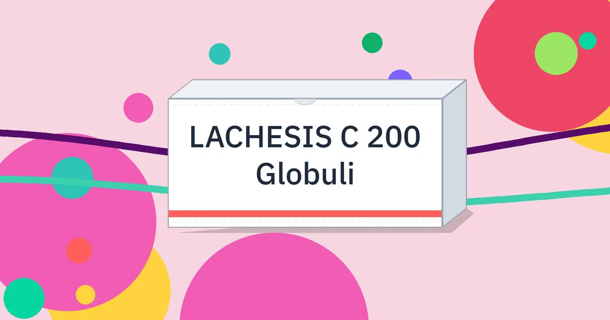 Symbolbild: Packung mit der Aufschrift LACHESIS C 200 Globuli (PZN 02925937) – Verfügbarkeit und Bezug in Apotheken in Frankfurt am Main