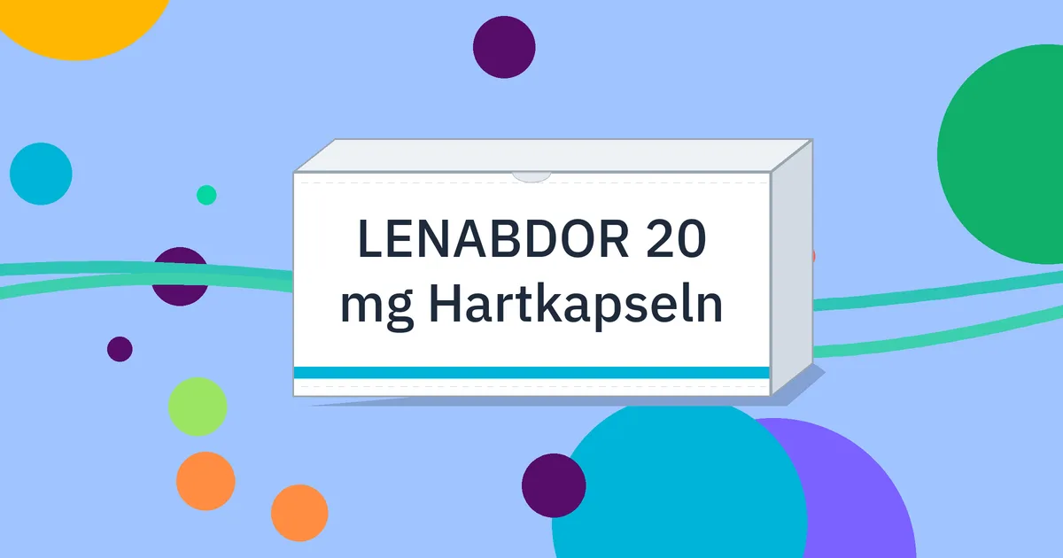 Symbolbild: Packung mit der Aufschrift LENABDOR 20 mg Hartkapseln (PZN 17605569) – Verfügbarkeit und Bezug in Apotheken in Frankfurt am Main