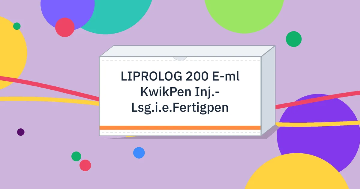 Symbolbild: Packung mit der Aufschrift LIPROLOG 200 E-ml KwikPen Inj.-Lsg.i.e.Fertigpen (PZN 10837408) – Verfügbarkeit und Bezug in Apotheken in Frankfurt am Main