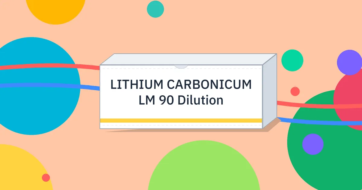 Symbolbild: Packung mit der Aufschrift LITHIUM CARBONICUM LM 90 Dilution (PZN 12931809) – Verfügbarkeit und Bezug in Apotheken in Frankfurt am Main