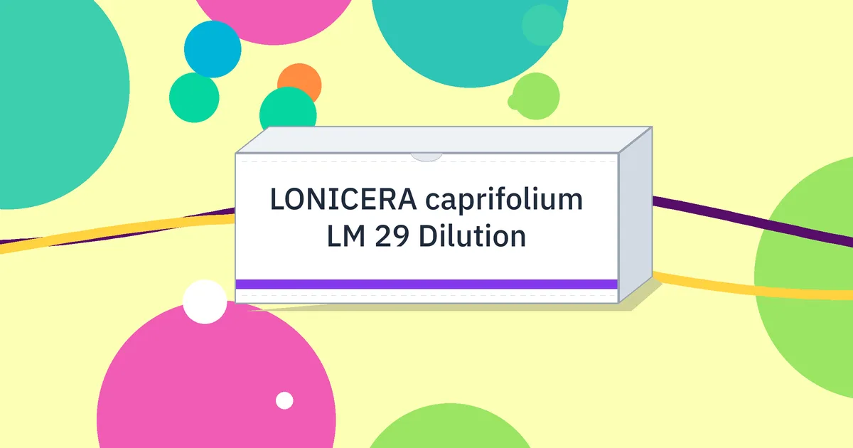 Symbolbild: Packung mit der Aufschrift LONICERA caprifolium LM 29 Dilution (PZN 13535932) – Verfügbarkeit und Bezug in Apotheken in Frankfurt am Main