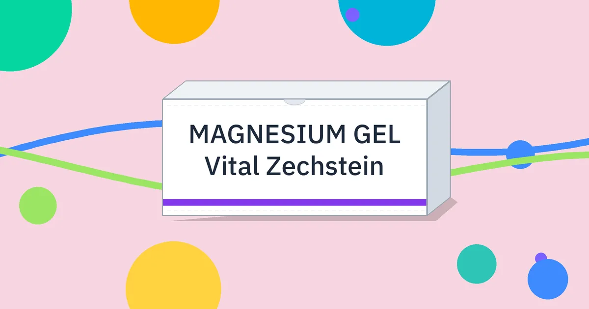 Symbolbild: Packung mit der Aufschrift MAGNESIUM GEL Vital Zechstein (PZN 12472744) – Verfügbarkeit und Bezug in Apotheken in Frankfurt am Main