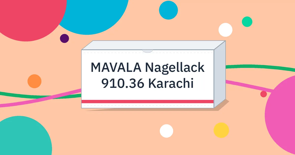Symbolbild: Packung mit der Aufschrift MAVALA Nagellack 910.36 Karachi (PZN 16152284) – Verfügbarkeit und Bezug in Apotheken in Frankfurt am Main