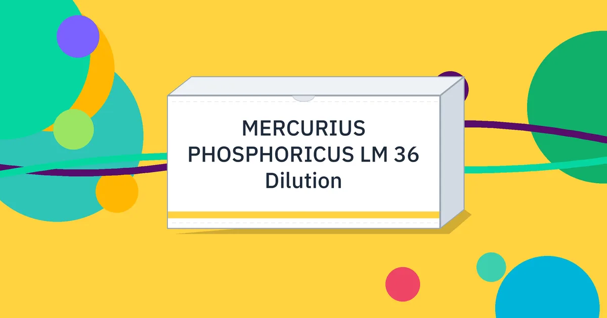 Symbolbild: Packung mit der Aufschrift MERCURIUS PHOSPHORICUS LM 36 Dilution (PZN 12952935) – Verfügbarkeit und Bezug in Apotheken in Frankfurt am Main