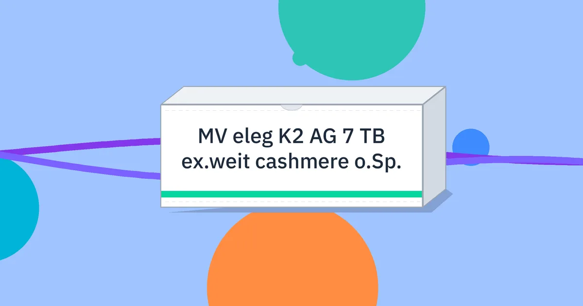 Symbolbild: Packung mit der Aufschrift MV eleg K2 AG 7 TB ex.weit cashmere o.Sp. (PZN 14679426) – Verfügbarkeit und Bezug in Apotheken in Frankfurt am Main