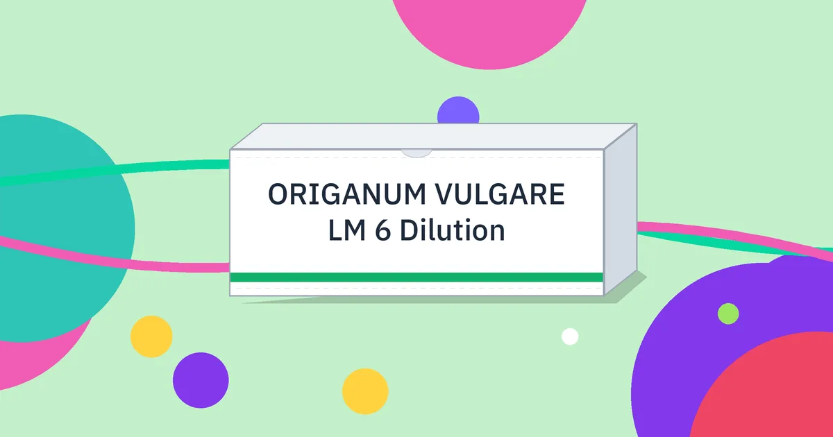Symbolbild: Packung mit der Aufschrift ORIGANUM VULGARE LM 6 Dilution (PZN 12972978) – Verfügbarkeit und Bezug in Apotheken in Frankfurt am Main