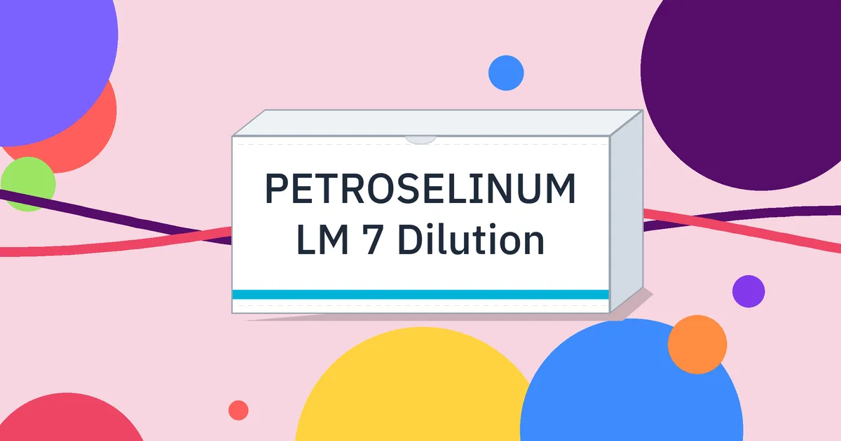Symbolbild: Packung mit der Aufschrift PETROSELINUM LM 7 Dilution (PZN 13635964) – Verfügbarkeit und Bezug in Apotheken in Frankfurt am Main