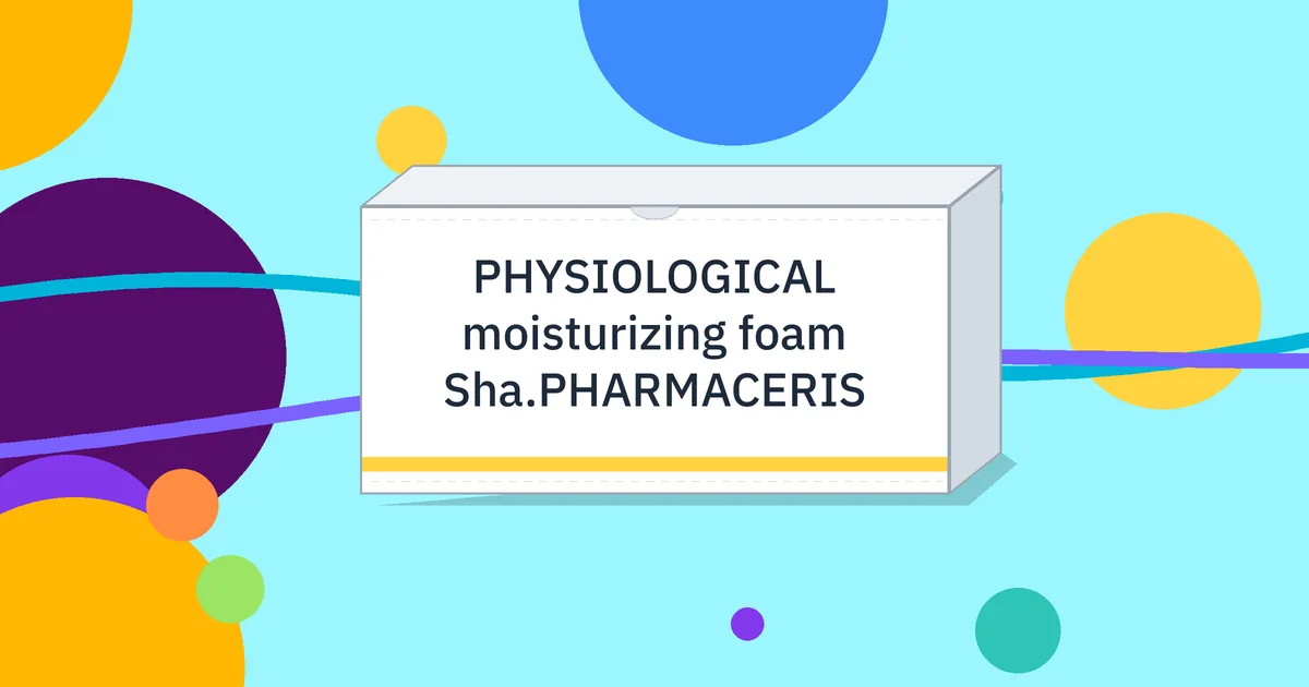Symbolbild: Packung mit der Aufschrift PHYSIOLOGICAL moisturizing foam Sha.PHARMACERIS (PZN 16390977) – Verfügbarkeit und Bezug in Apotheken in Frankfurt am Main