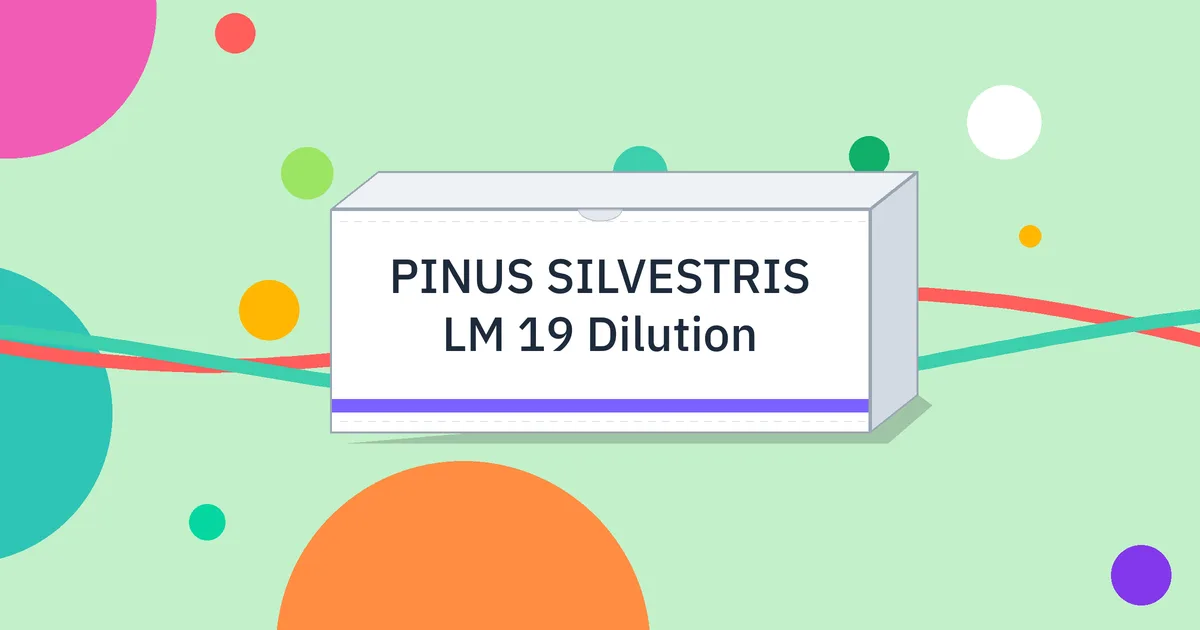 Symbolbild: Packung mit der Aufschrift PINUS SILVESTRIS LM 19 Dilution (PZN 13643024) – Verfügbarkeit und Bezug in Apotheken in Frankfurt am Main