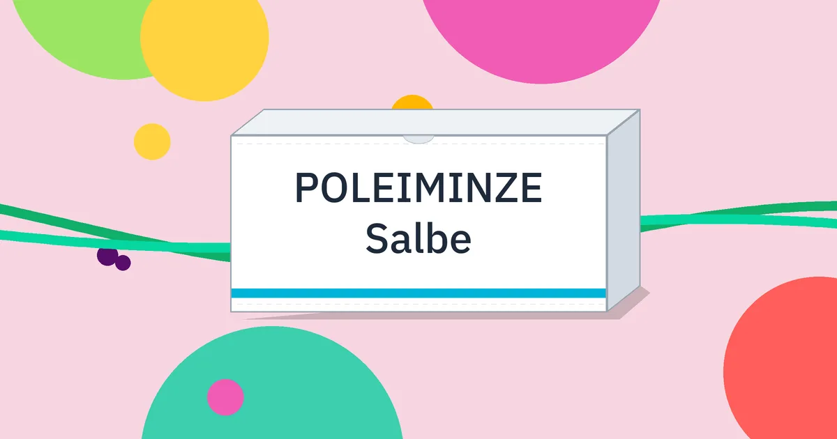 Symbolbild: Packung mit der Aufschrift POLEIMINZE Salbe (PZN 19142027) – Verfügbarkeit und Bezug in Apotheken in Frankfurt am Main