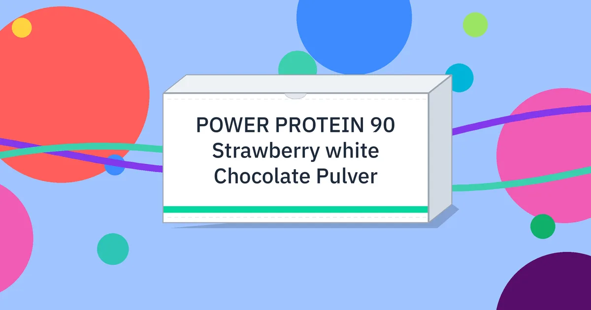 Symbolbild: Packung mit der Aufschrift POWER PROTEIN 90 Strawberry white Chocolate Pulver (PZN 10544238) – Verfügbarkeit und Bezug in Apotheken in Frankfurt am Main