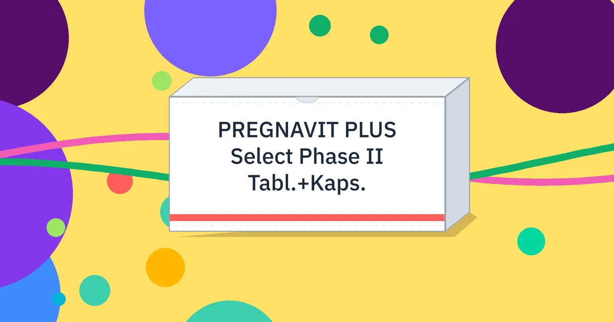 Symbolbild: Packung mit der Aufschrift PREGNAVIT PLUS Select Phase II Tabl.+Kaps. (PZN 16730025) – Verfügbarkeit und Bezug in Apotheken in Frankfurt am Main