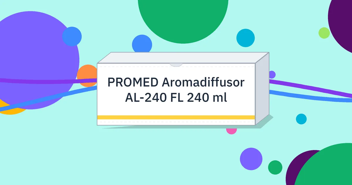 Symbolbild: Packung mit der Aufschrift PROMED Aromadiffusor AL-240 FL 240 ml (PZN 18268482) – Verfügbarkeit und Bezug in Apotheken in Frankfurt am Main