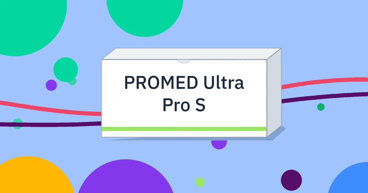 Symbolbild: Packung mit der Aufschrift PROMED Ultra Pro S (PZN 05483463) – Verfügbarkeit und Bezug in Apotheken in Frankfurt am Main