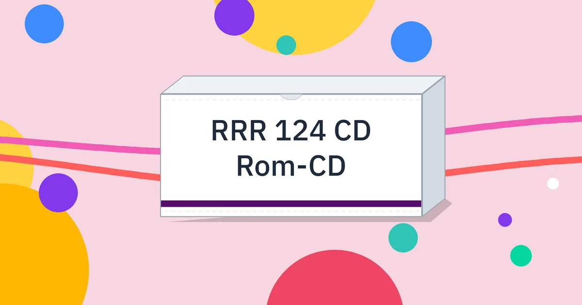 Symbolbild: Packung mit der Aufschrift RRR 124 CD Rom-CD (PZN 05975605) – Verfügbarkeit und Bezug in Apotheken in Frankfurt am Main