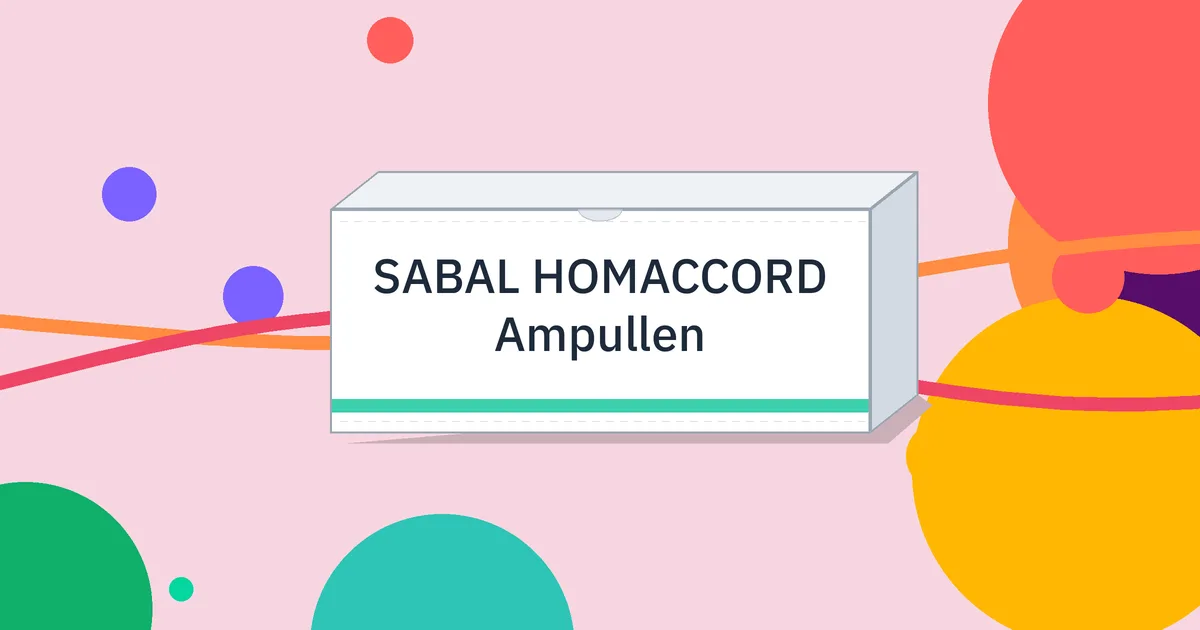 Symbolbild: Packung mit der Aufschrift SABAL HOMACCORD Ampullen (PZN 00893529) – Verfügbarkeit und Bezug in Apotheken in Frankfurt am Main