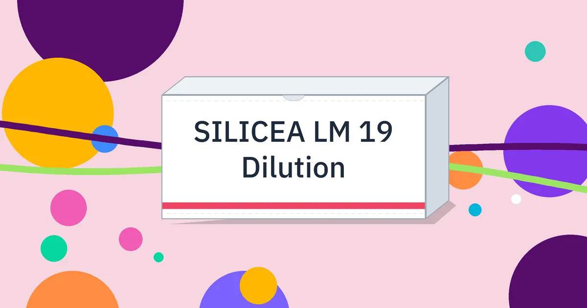 Symbolbild: Packung mit der Aufschrift SILICEA LM 19 Dilution (PZN 13190278) – Verfügbarkeit und Bezug in Apotheken in Frankfurt am Main