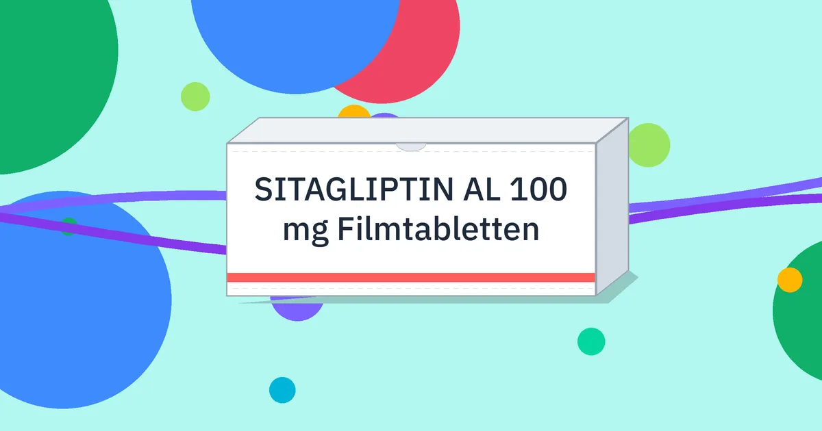 Symbolbild: Packung mit der Aufschrift SITAGLIPTIN AL 100 mg Filmtabletten (PZN 17916743) – Verfügbarkeit und Bezug in Apotheken in Frankfurt am Main