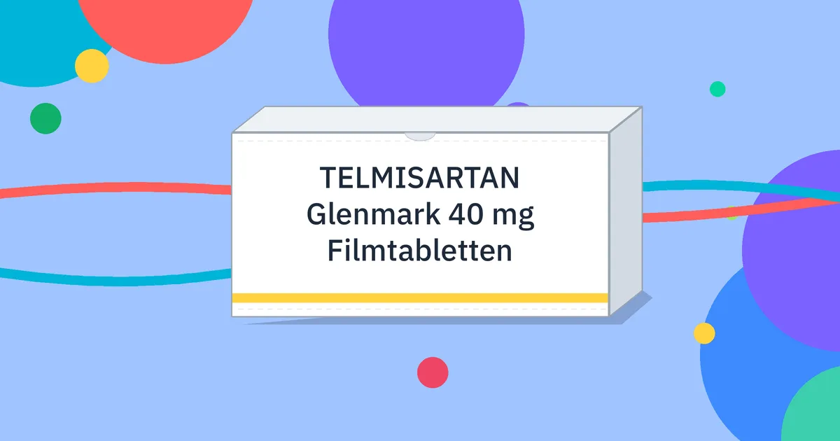 Symbolbild: Packung mit der Aufschrift TELMISARTAN Glenmark 40 mg Filmtabletten (PZN 11047654) – Verfügbarkeit und Bezug in Apotheken in Frankfurt am Main