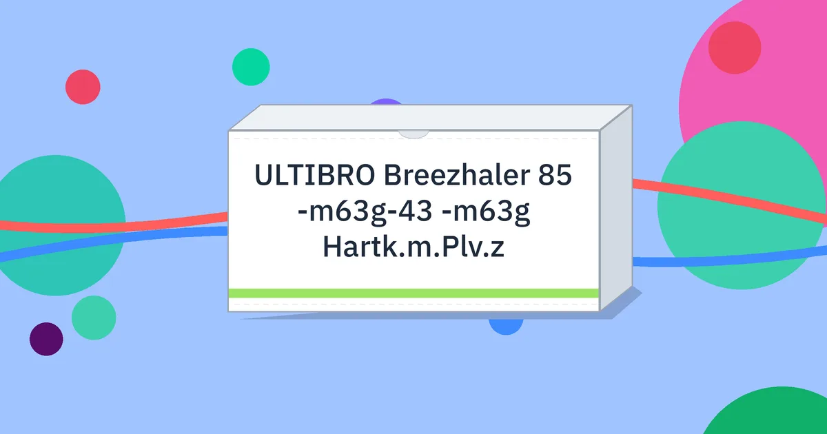 Symbolbild: Packung mit der Aufschrift ULTIBRO Breezhaler 85 -m63g-43 -m63g Hartk.m.Plv.z (PZN 13424641) – Verfügbarkeit und Bezug in Apotheken in Frankfurt am Main