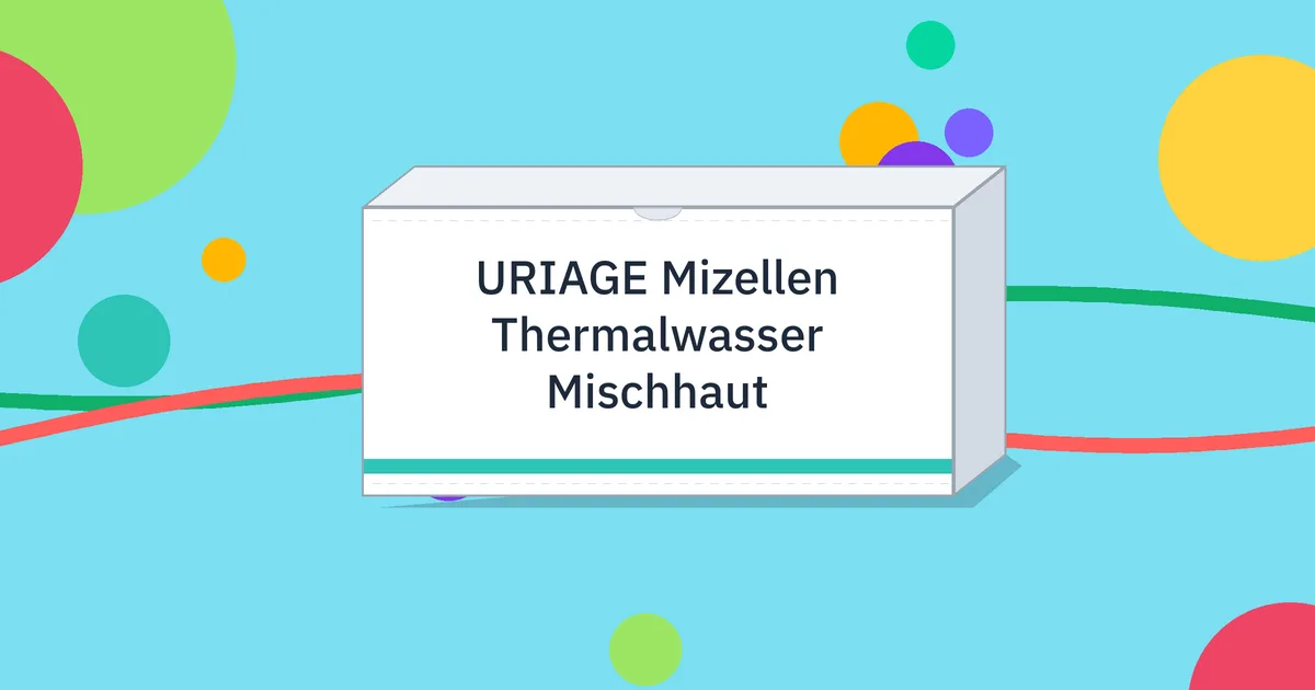 Symbolbild: Packung mit der Aufschrift URIAGE Mizellen Thermalwasser Mischhaut (PZN 17181879) – Verfügbarkeit und Bezug in Apotheken in Frankfurt am Main
