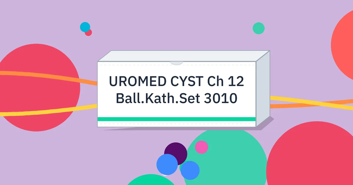 Symbolbild: Packung mit der Aufschrift UROMED CYST Ch 12 Ball.Kath.Set 3010 (PZN 04742000) – Verfügbarkeit und Bezug in Apotheken in Frankfurt am Main
