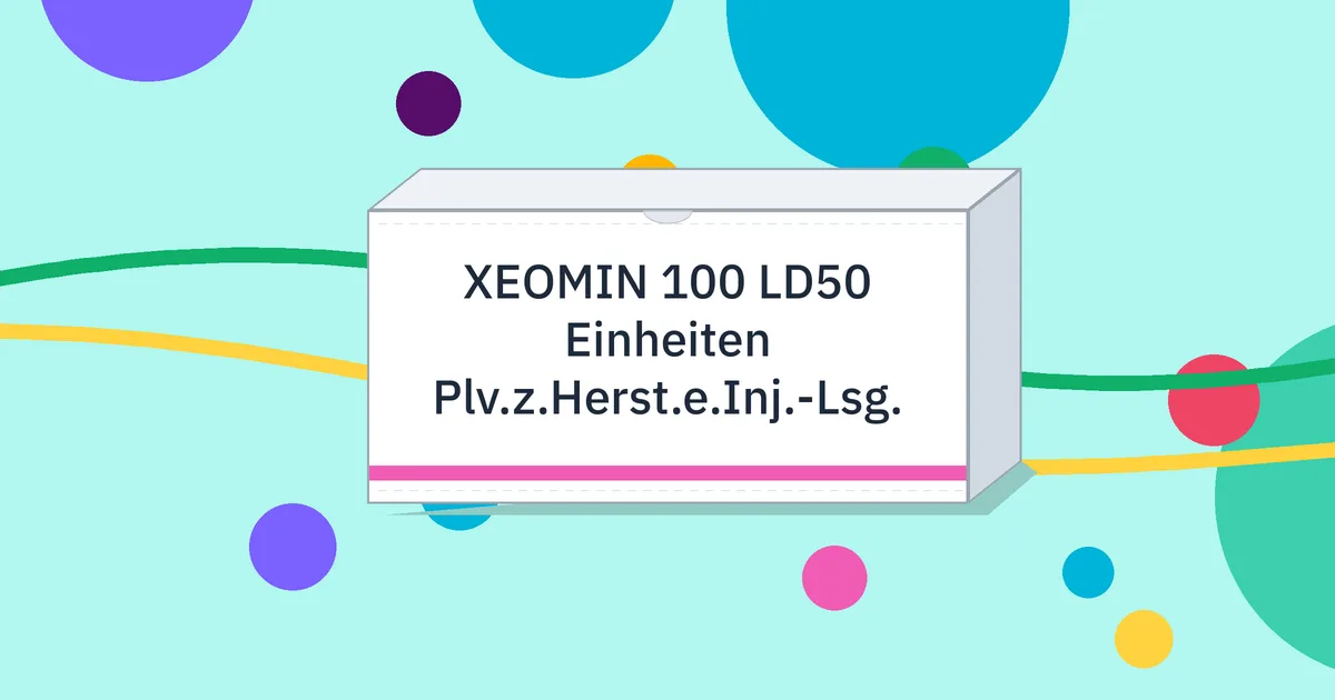 Symbolbild: Packung mit der Aufschrift XEOMIN 100 LD50 Einheiten Plv.z.Herst.e.Inj.-Lsg. (PZN 11216967) – Verfügbarkeit und Bezug in Apotheken in Frankfurt am Main