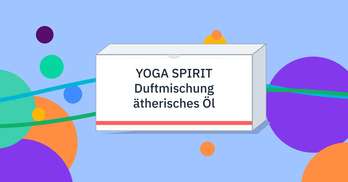 Symbolbild: Packung mit der Aufschrift YOGA SPIRIT Duftmischung ätherisches Öl (PZN 18266968) – Verfügbarkeit und Bezug in Apotheken in Frankfurt am Main