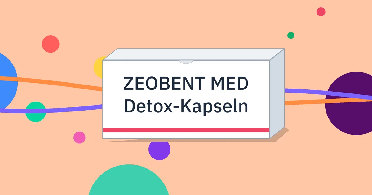 Symbolbild: Packung mit der Aufschrift ZEOBENT MED Detox-Kapseln (PZN 19161289) – Verfügbarkeit und Bezug in Apotheken in Frankfurt am Main