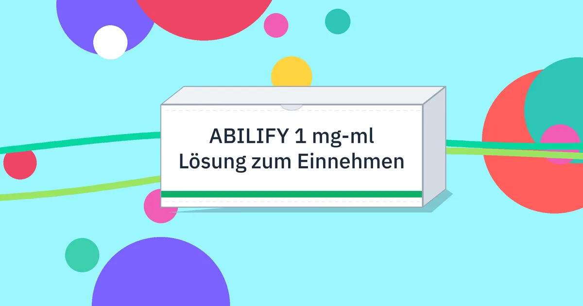 Symbolbild: Packung mit der Aufschrift ABILIFY 1 mg-ml Lösung zum Einnehmen (PZN 14357088) – Verfügbarkeit und Bezug in Apotheken in Frankfurt am Main
