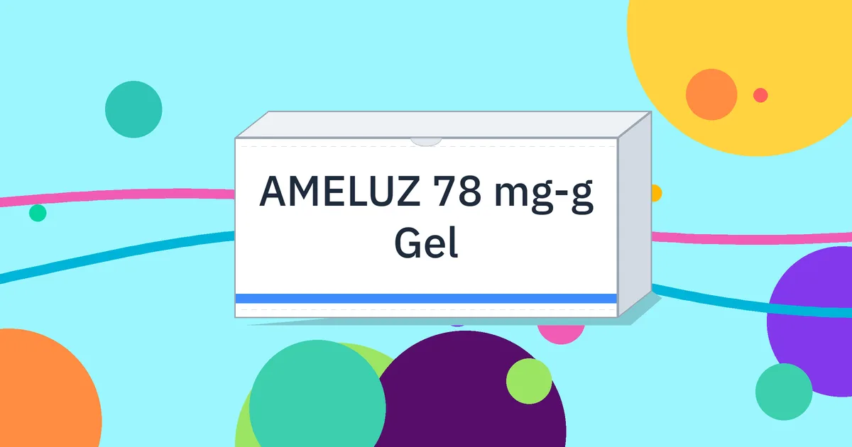 Symbolbild: Packung mit der Aufschrift AMELUZ 78 mg-g Gel (PZN 17848214) – Verfügbarkeit und Bezug in Apotheken in Frankfurt am Main