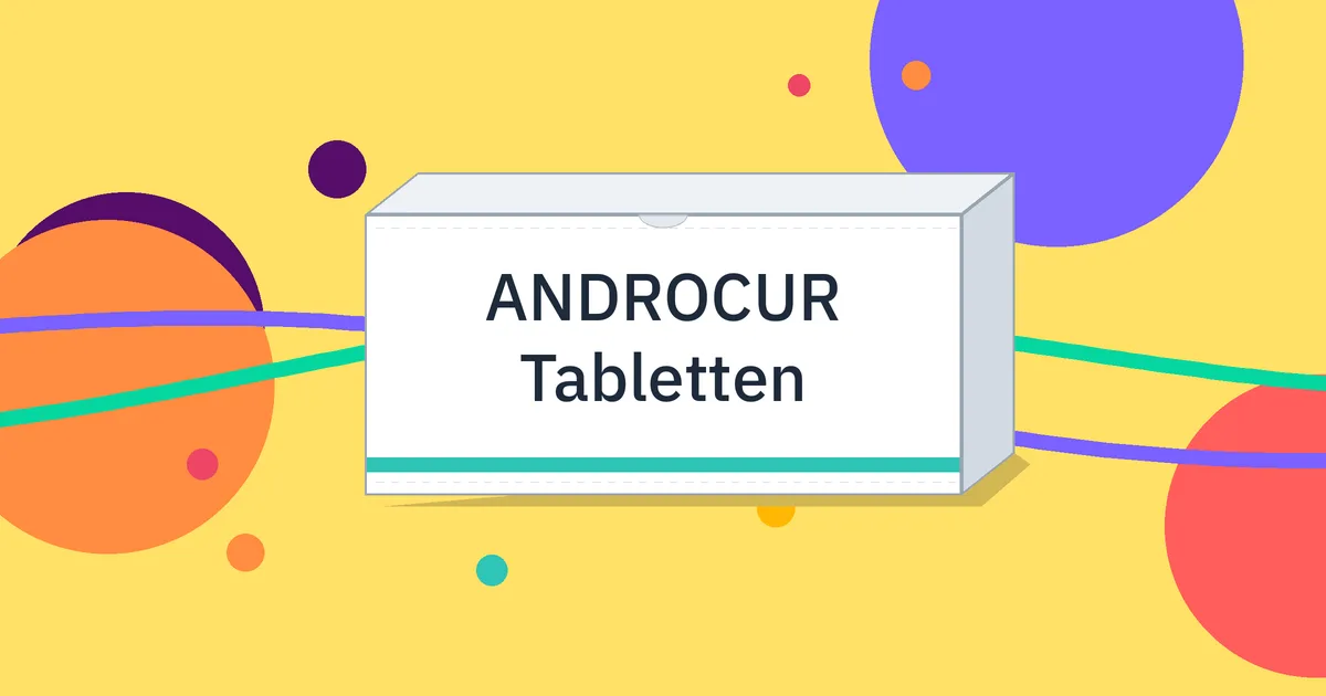 Symbolbild: Packung mit der Aufschrift ANDROCUR Tabletten (PZN 03903317) – Verfügbarkeit und Bezug in Apotheken in Frankfurt am Main