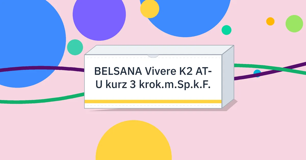 Symbolbild: Packung mit der Aufschrift BELSANA Vivere K2 AT-U kurz 3 krok.m.Sp.k.F. (PZN 08537515) – Verfügbarkeit und Bezug in Apotheken in Frankfurt am Main