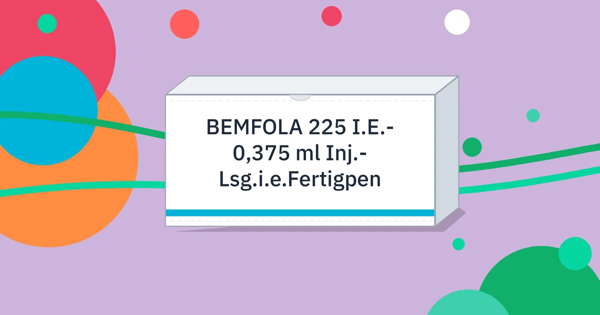 Symbolbild: Packung mit der Aufschrift BEMFOLA 225 I.E.-0,375 ml Inj.-Lsg.i.e.Fertigpen (PZN 19296492) – Verfügbarkeit und Bezug in Apotheken in Frankfurt am Main