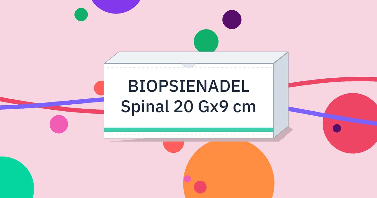 Symbolbild: Packung mit der Aufschrift BIOPSIENADEL Spinal 20 Gx9 cm (PZN 06770986) – Verfügbarkeit und Bezug in Apotheken in Frankfurt am Main