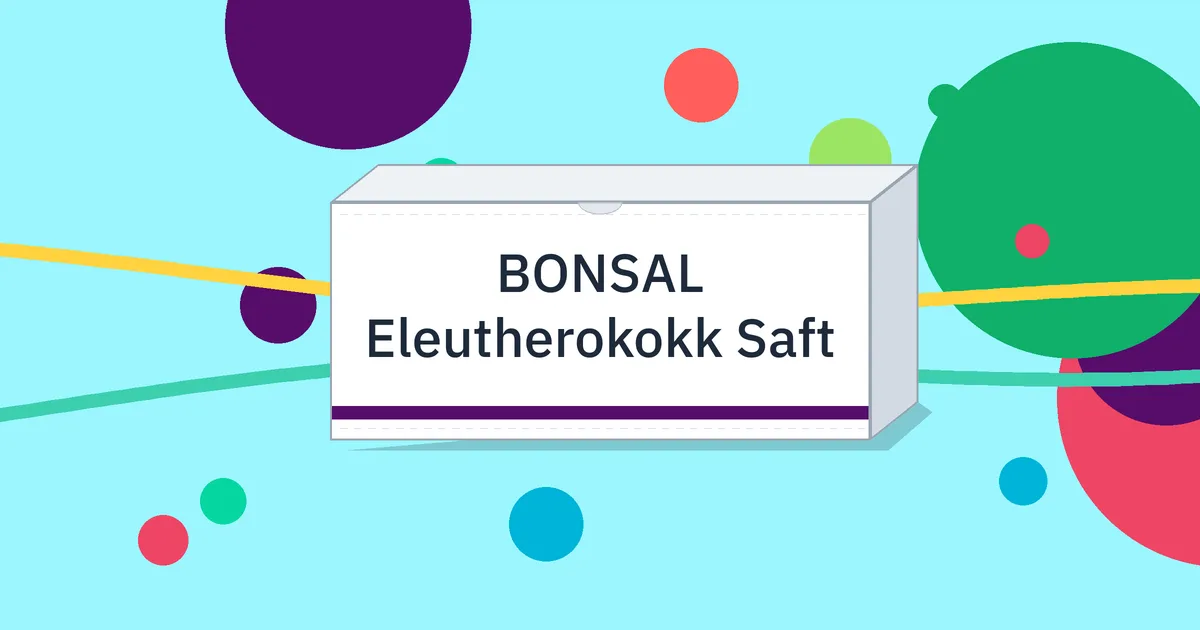 Symbolbild: Packung mit der Aufschrift BONSAL Eleutherokokk Saft (PZN 01544736) – Verfügbarkeit und Bezug in Apotheken in Frankfurt am Main