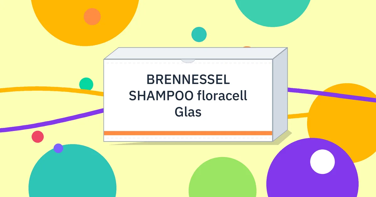 Symbolbild: Packung mit der Aufschrift BRENNESSEL SHAMPOO floracell Glas (PZN 12443719) – Verfügbarkeit und Bezug in Apotheken in Frankfurt am Main