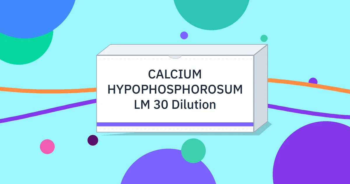 Symbolbild: Packung mit der Aufschrift CALCIUM HYPOPHOSPHOROSUM LM 30 Dilution (PZN 13409015) – Verfügbarkeit und Bezug in Apotheken in Frankfurt am Main