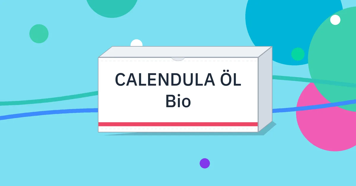 Symbolbild: Packung mit der Aufschrift CALENDULA ÖL Bio (PZN 18194849) – Verfügbarkeit und Bezug in Apotheken in Frankfurt am Main