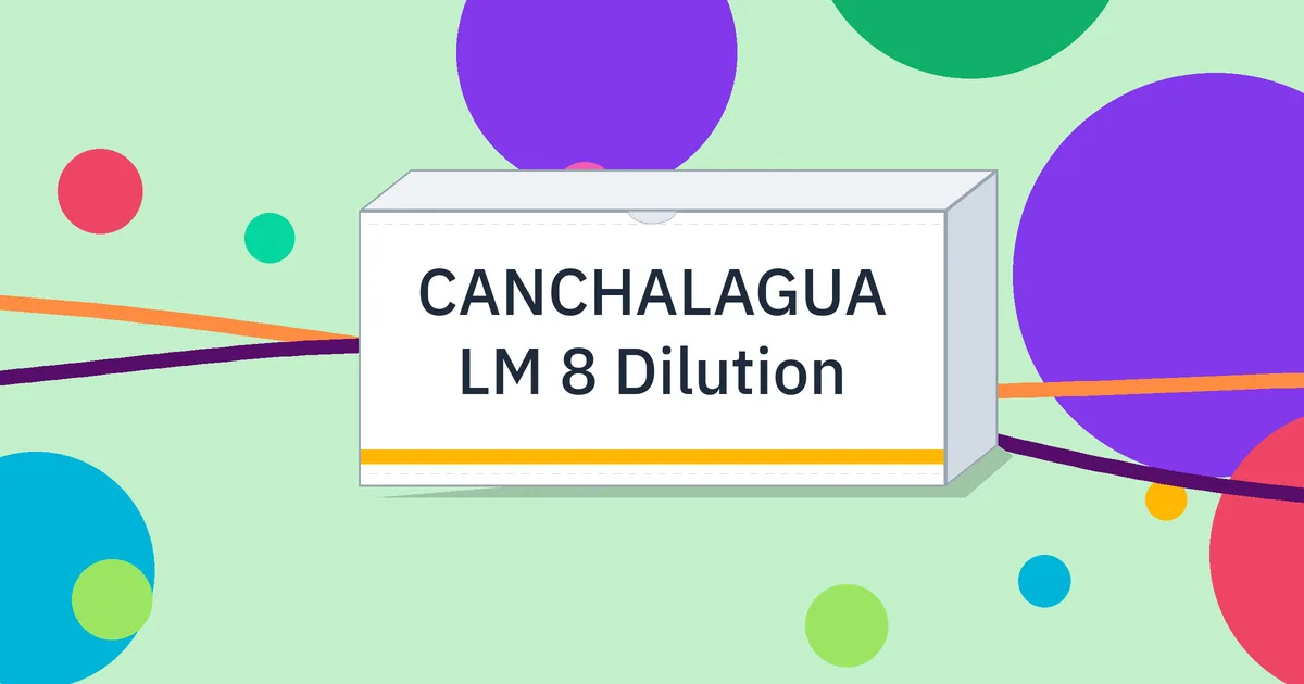 Symbolbild: Packung mit der Aufschrift CANCHALAGUA LM 8 Dilution (PZN 13412460) – Verfügbarkeit und Bezug in Apotheken in Frankfurt am Main