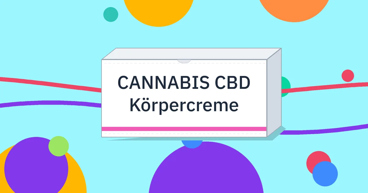 Symbolbild: Packung mit der Aufschrift CANNABIS CBD Körpercreme (PZN 19302436) – Verfügbarkeit und Bezug in Apotheken in Frankfurt am Main