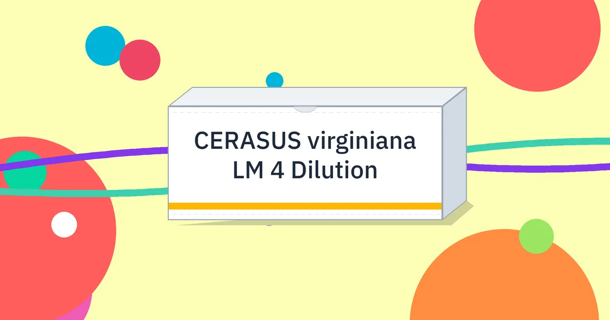 Symbolbild: Packung mit der Aufschrift CERASUS virginiana LM 4 Dilution (PZN 13436532) – Verfügbarkeit und Bezug in Apotheken in Frankfurt am Main