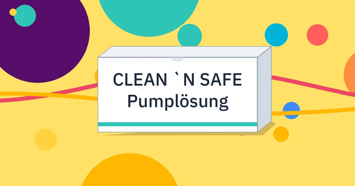 Symbolbild: Packung mit der Aufschrift CLEAN `N SAFE Pumplösung (PZN 09721250) – Verfügbarkeit und Bezug in Apotheken in Frankfurt am Main