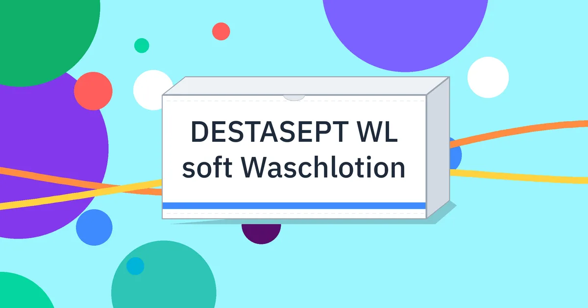 Symbolbild: Packung mit der Aufschrift DESTASEPT WL soft Waschlotion (PZN 10088645) – Verfügbarkeit und Bezug in Apotheken in Frankfurt am Main